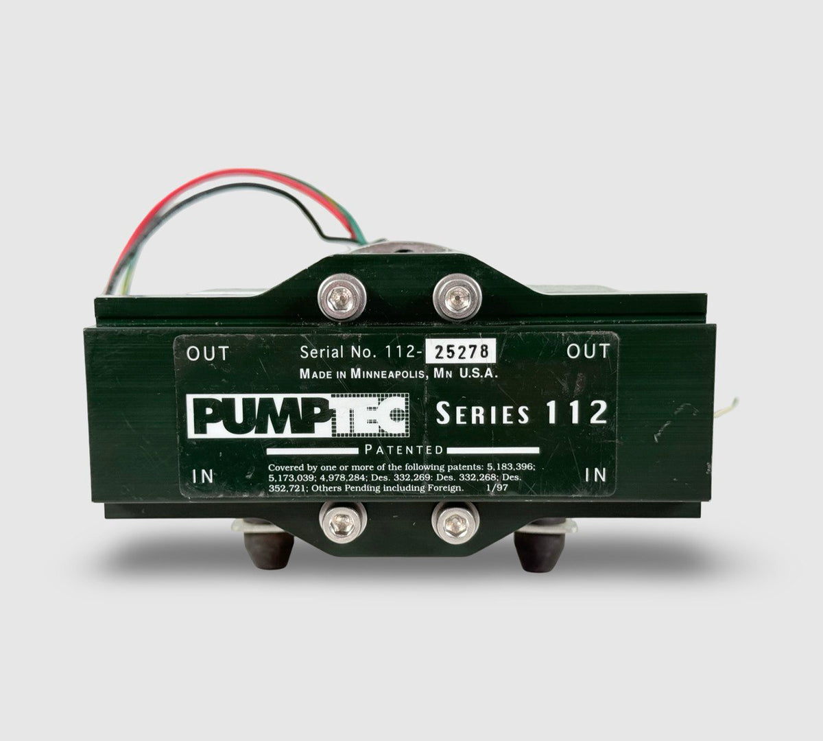 Pumptec Series 112 Pump – 250‑300 PSI Carpet Cleaning Machine – Ashbys ...