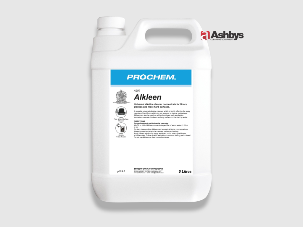 Prochem Alkleen A250 5 Ltr | Universal Alkaline Cleaner – Ashbys ...