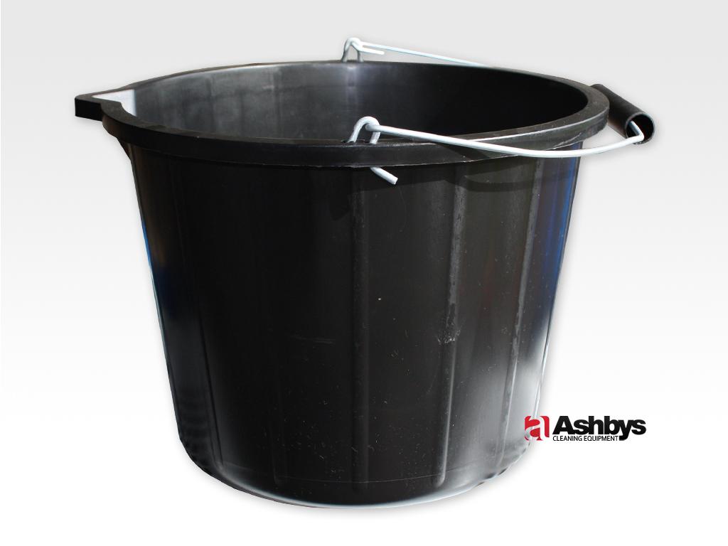 Black Builders Bucket - 15 Ltr – Ashbys Cleaning Equipment
