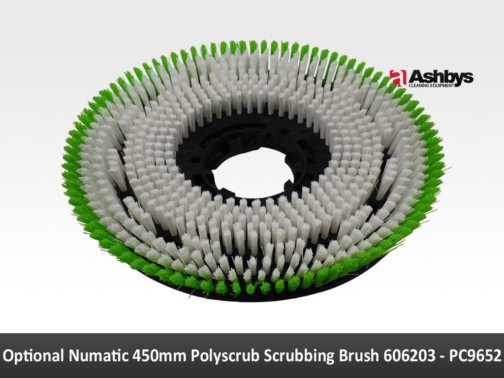 Numatic 450mm Polyscrub Scrubbing Brush 606203 – Ashbys Cleaning Equipment