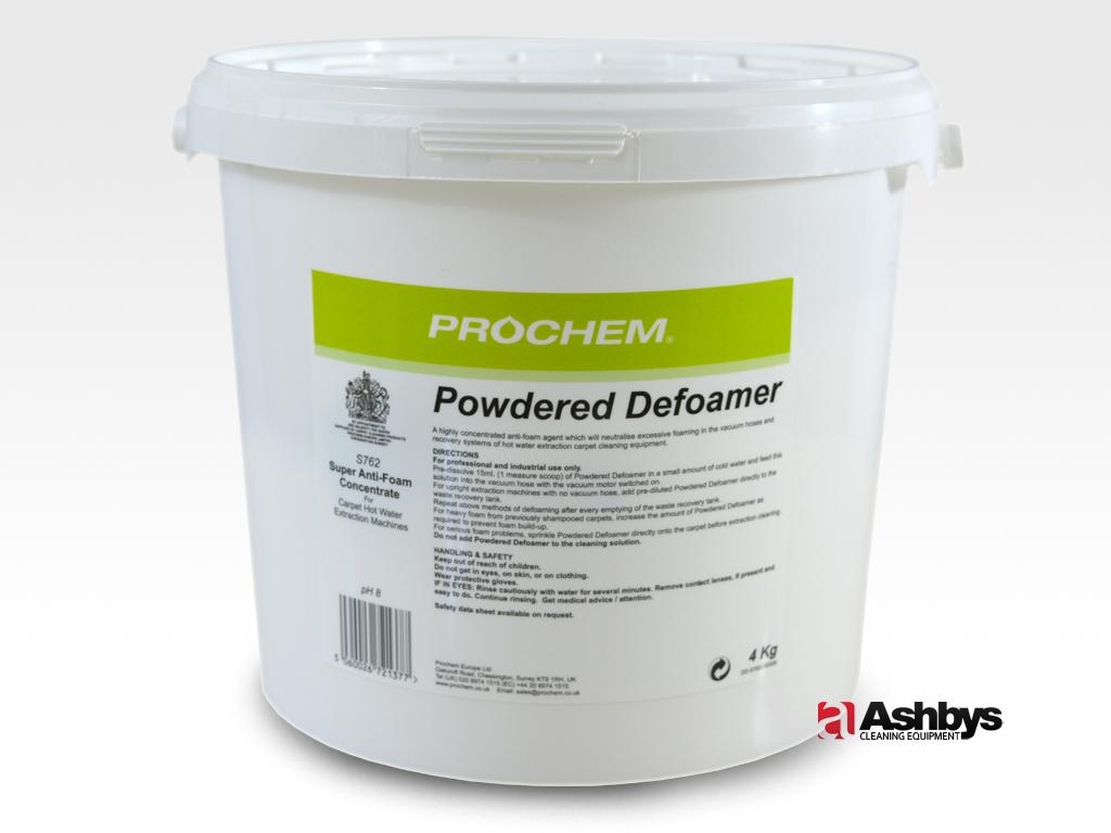Prochem Powdered Defoamer S762 - Anti-Foam Agent for Carpet Machines ...